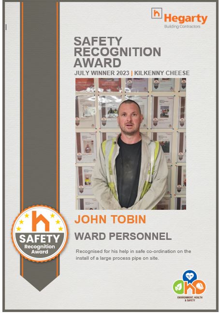 Recognising our Ward site workers for their Health and Safety Awareness ...
