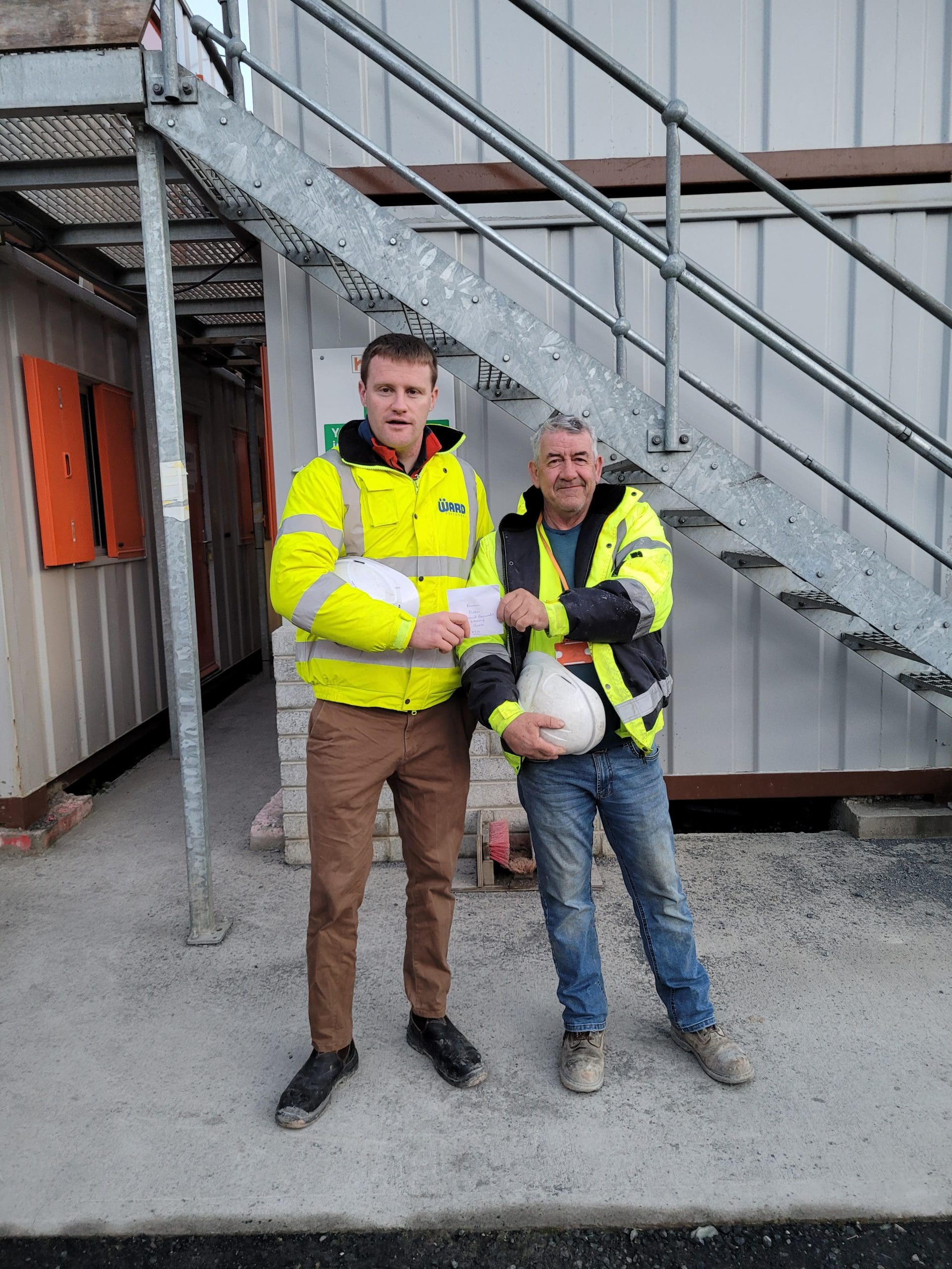 Safety award for Ward Personnel site worker - Ward Personnel